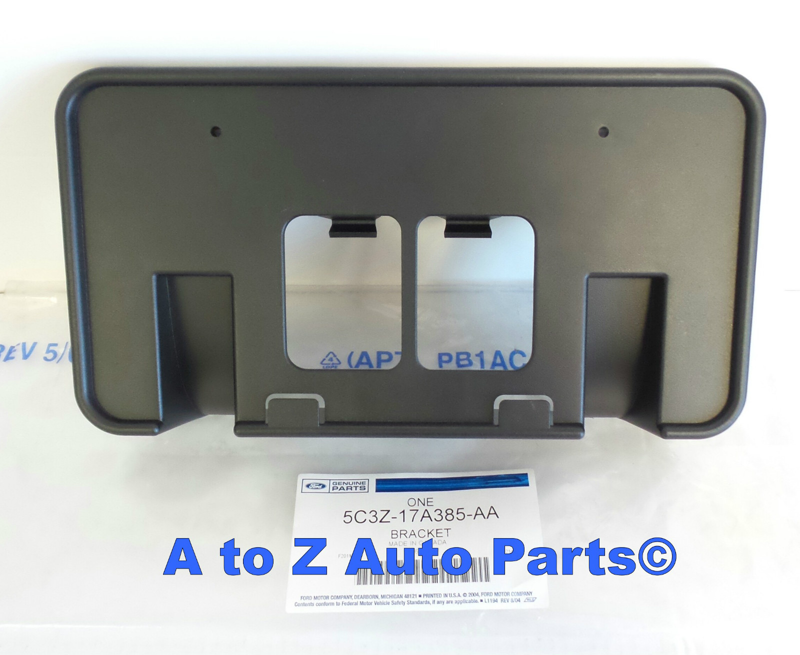 NEW 2005-2007 Ford F250-F550 Super Duty FRONT License Plate Bracket ...