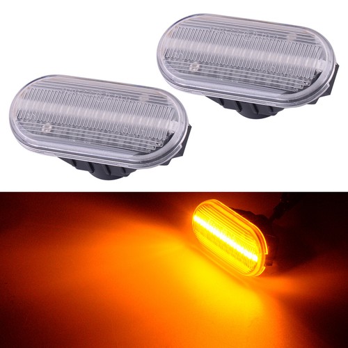 2 Dynamic LED Side Marker Turn Signal Light fit for Nissan Navara Note ...