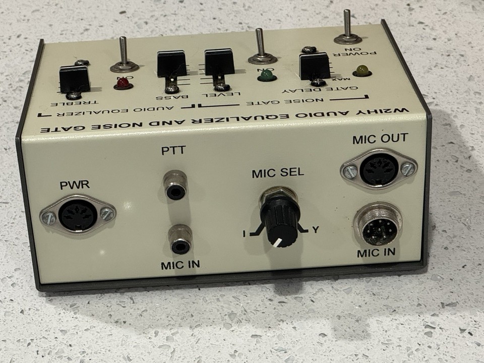 W2IHY Ham Radio Dual Band EQ Noise Gate Audio Processor 8-pin ICOM Mic ...