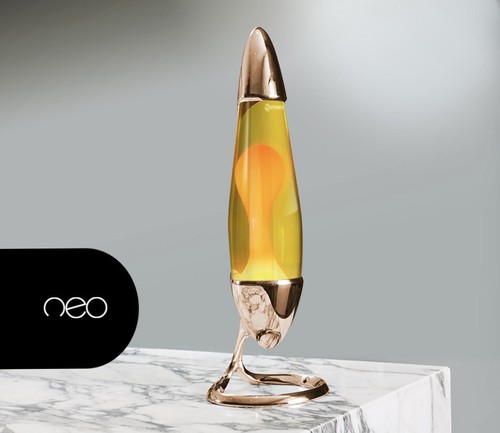 Mathmos Neo Lava Lamp - copper - yellow/orange | eBay Australia