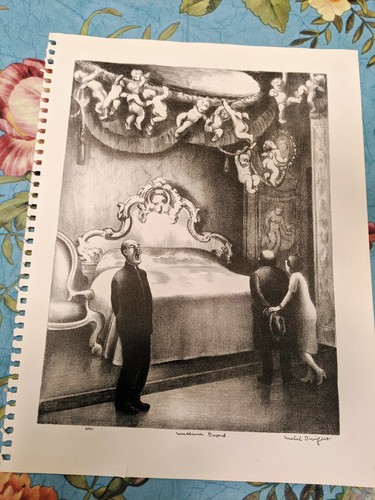 ANTIQUE ART PRINT ETCHING-LITHO-MABEL DWIGHT-MUSEUM GUARD | eBay