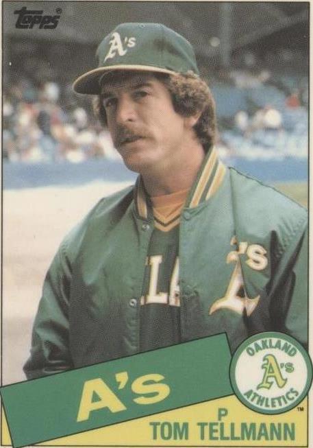 1985 Topps Traded - Tom Tellmann #118T Collector's Edition (Tiffany ...