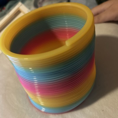 Slinky the Original Walking Spring Toy Plastic Rainbow Giant Slinky ...