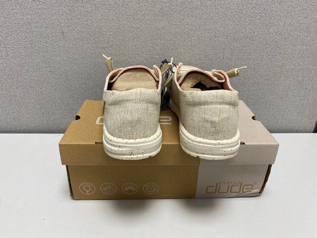 Hey Dude Women's Wendy Chambray White Nut Shoes US 10… - Gem