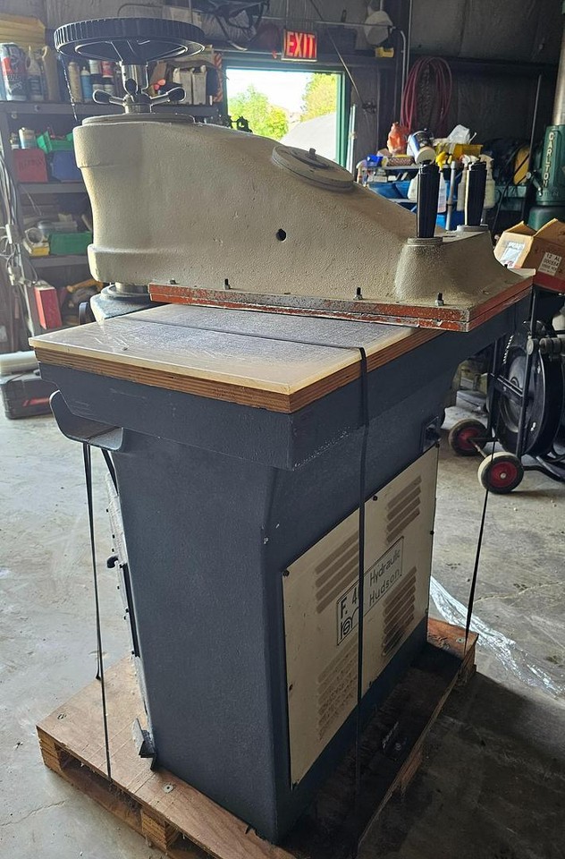 Hudson Machinery F-40 Hydraulic Clicker Die Cutting Press | eBay