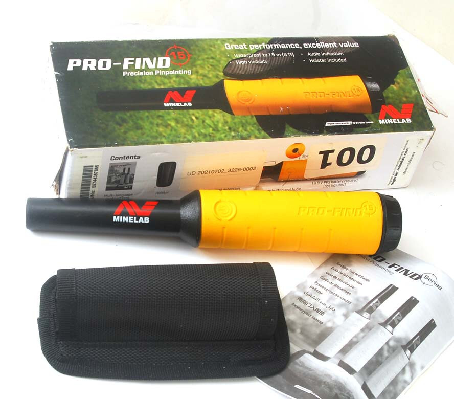 Minelab Pro-Find 15 Metal Detector Pinpointer - Mint in Box | eBay