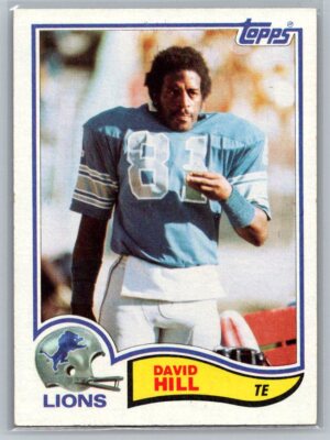 1982 NFL Topps #340 David Hill NR/MT | eBay