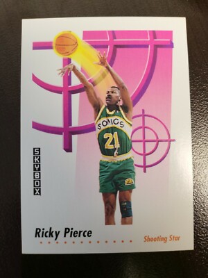 1991 1992 Skybox Ricky Pierce SHOOTING STAR card #600 | eBay