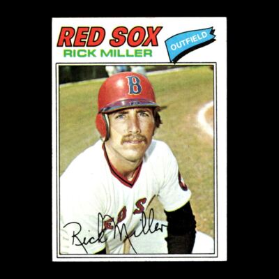 Rick Miller 1977 Topps Boston Red Sox #566 Nice! | eBay