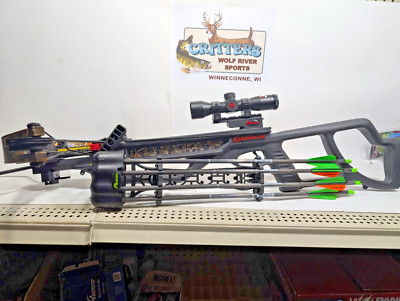 Parker Bushwacker Crossbow Package w/Rope Cocker, Quiver. Bolts and ...