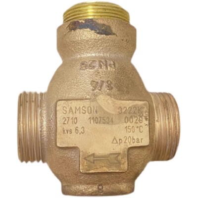 SAMSON regulating valve 3222K copper valve body 3/4 kvs6.3 | eBay