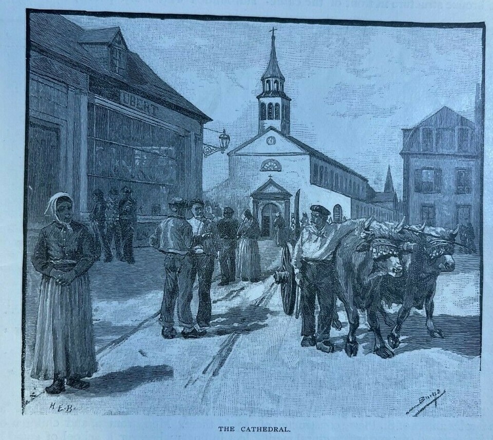 1884 St. Pierre Newfoundland Canada illustrated | eBay