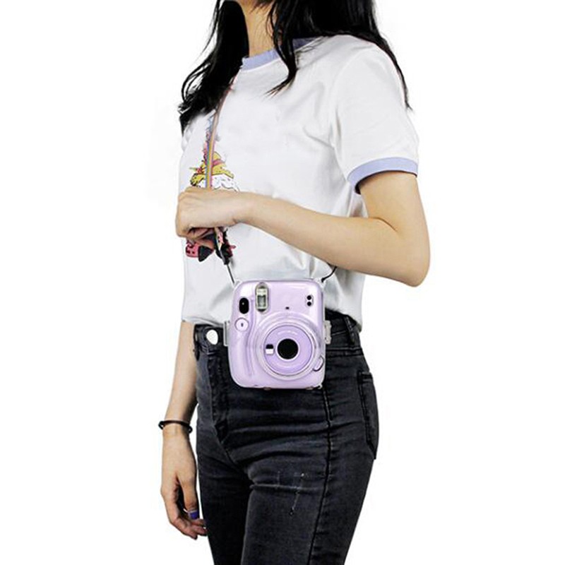 For Instax Mini 11 Camera Bag Portable Transparent Camera Bag Case With ...
