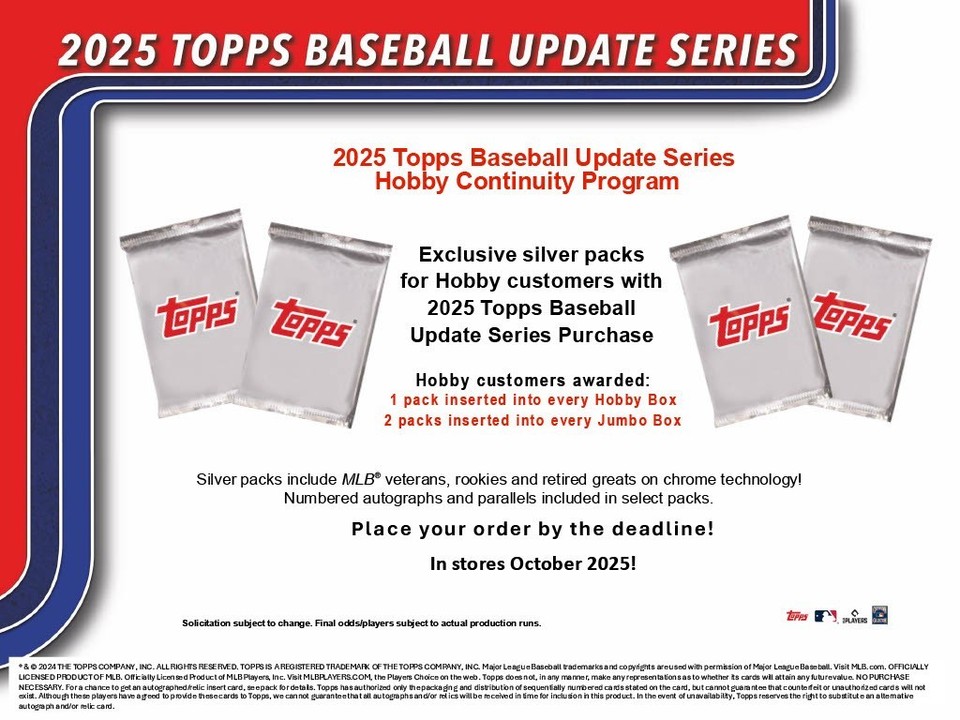 JOSH NAYLOR 2025 Topps Update Baseball Jumbo Player Break 6 Box 1 Case ...
