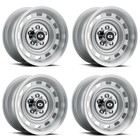 Set 4 15" Vision American Muscle 54 Cheyenne Silver Machined 15x10 ...
