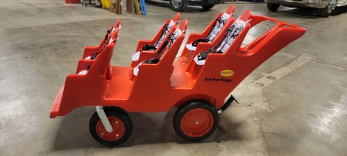 Angeles Bye Bye Buggy 6 Passenger Stroller | Sturdy Multi Passenger Red ...
