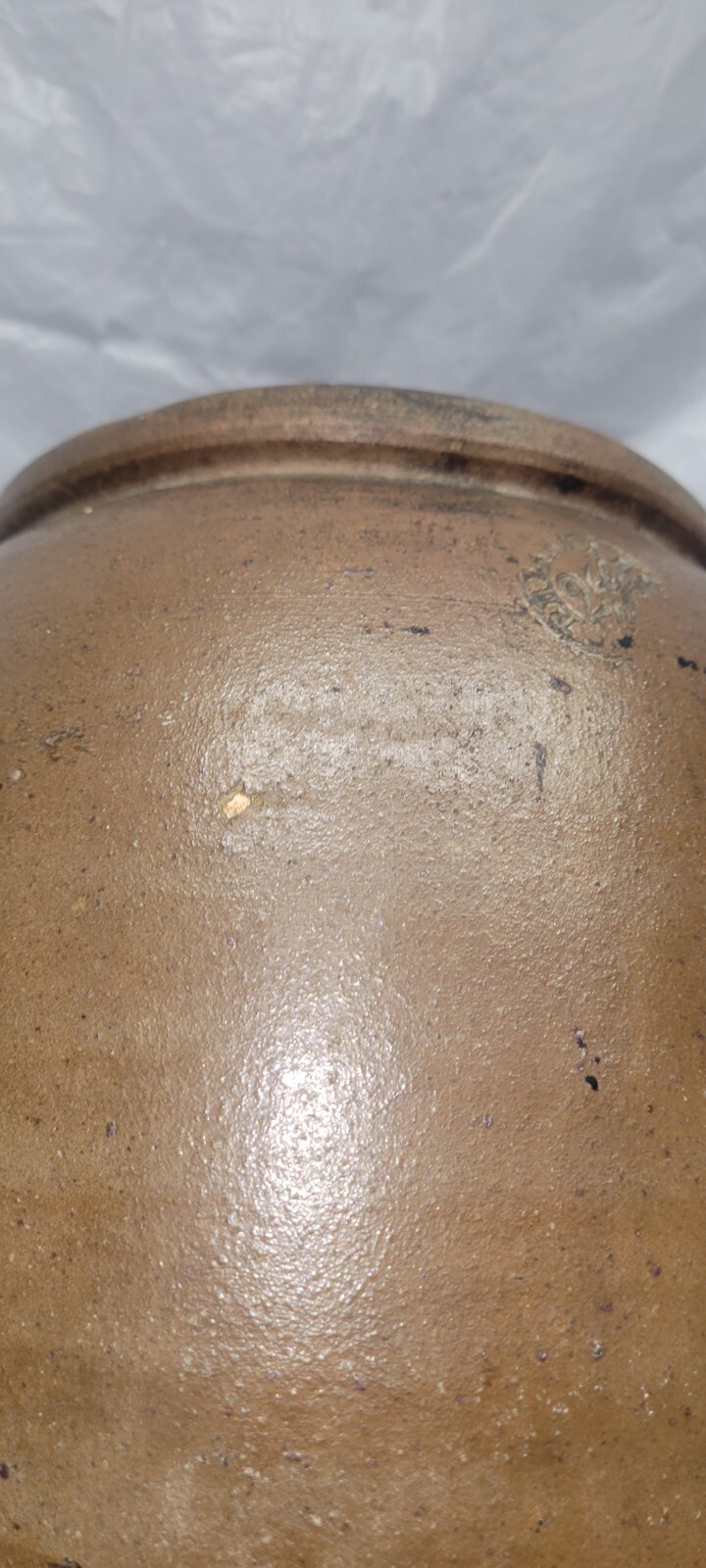 Peter Herrmann Antique crock brown Pottery 1800s Baltimore Maryland ...