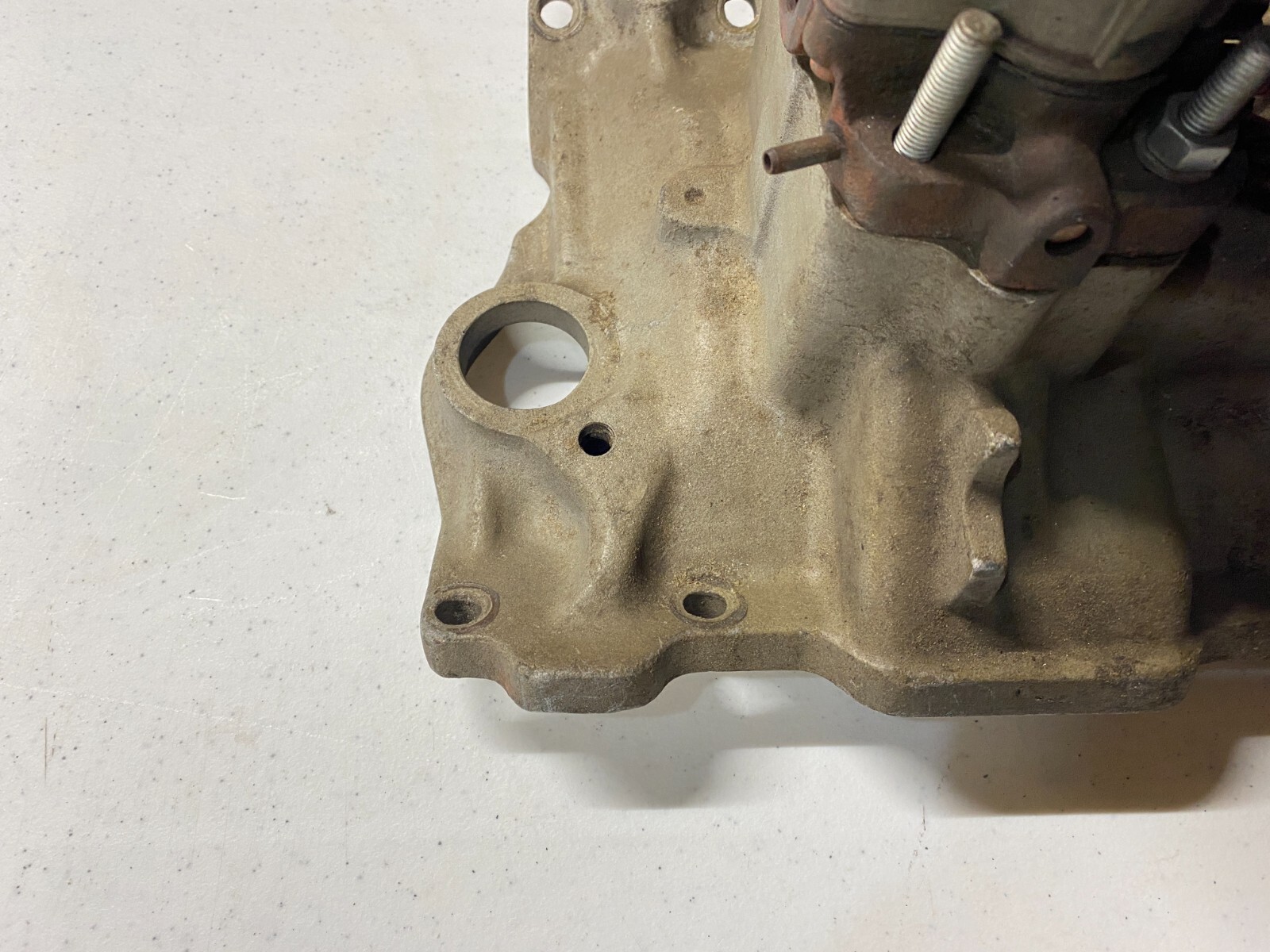 Edelbrock C357 Intake Manifold SBC 327 Offenhouser C 355 3x2 Tripower ...