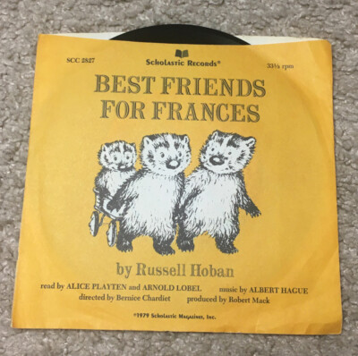Best Friends For Frances by Hoban, Russell Vinyl 33 1/3rpm 1979 ...