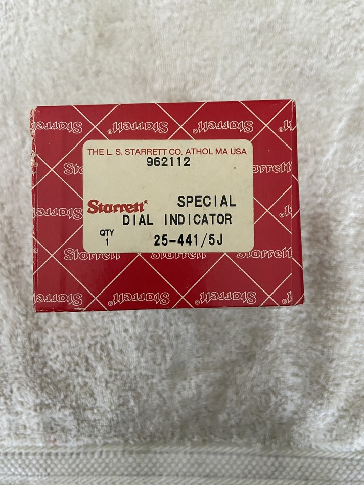 Starrett 25-441/5J Dial Indicator | eBay