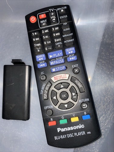 PANASONIC IR6 BLU-RAY DISC PLAYER BD REMOTE CONTROL Netflix Tested | eBay