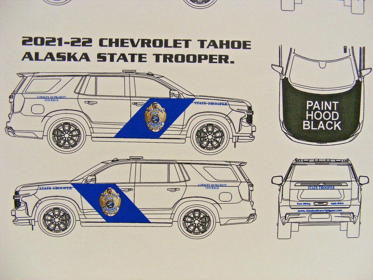 Alaska State Troopers Car Decals Alaska State Troopers Badge" Sticker