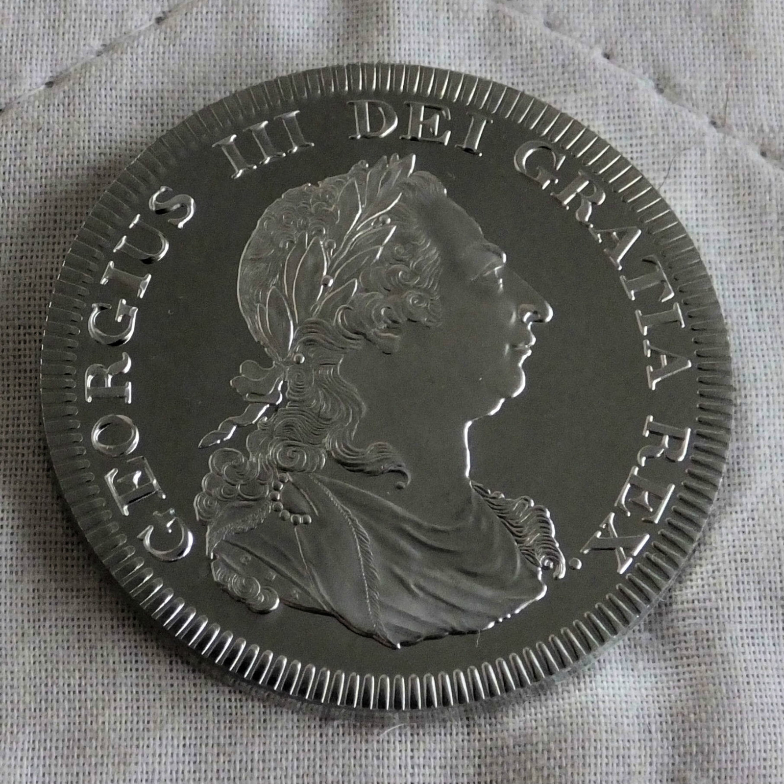 IRELAND GEORGE III 1808 PEWTER PROOF PATTERN CROWN - coa | eBay UK