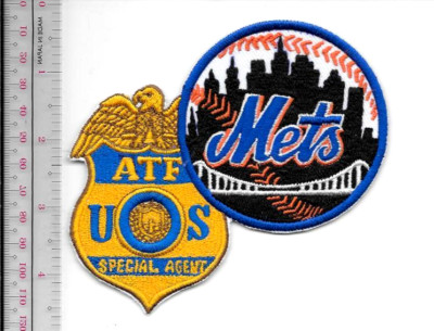 ATF New York State New York City NYC Field Office & NY Mets Agent Promo Patch | eBay