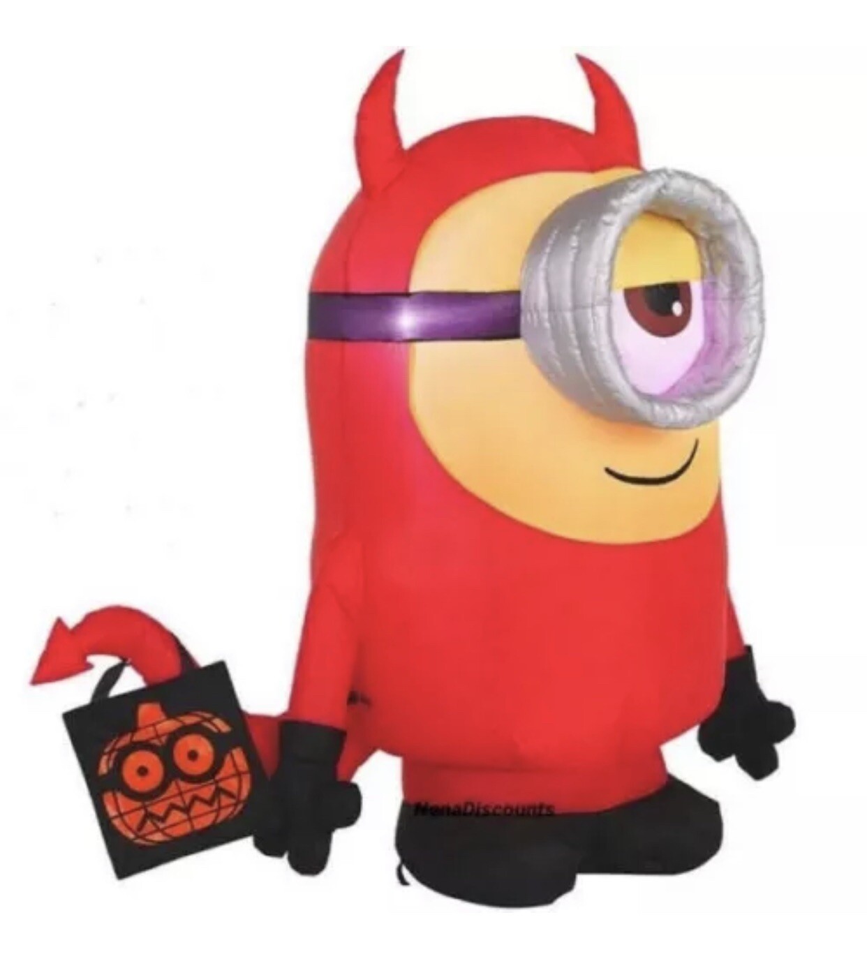 Minion Stuart rotes Teufelskostüm aufblasbar Edelstein Halloween ...