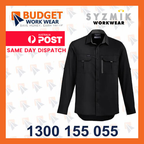 Syzmik Mens Outdoor L/S Shirt (ZW460) | eBay