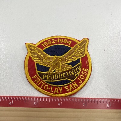Vtg FRITO LAY Snacks Chips Patch (1980s, Productivity, San Jose ...