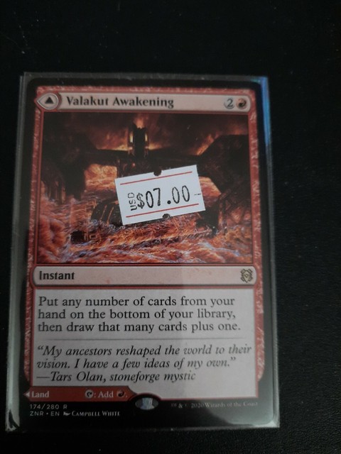 MTG Valakut Awakening // Valakut Stoneforge Zendikar Rising 355 Regular ...