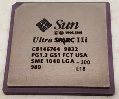 SUN UltraSPARC IIi CPU | 333 MHz | SME 1040 | LGA