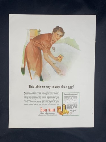 Magazine Ad* - 1940 - BON AMI Cleanser | eBay