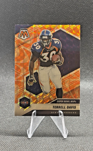 Terrell Davis 2021 Mosaic - Super Bowl MVPs Reactive Orange #296 Denver ...