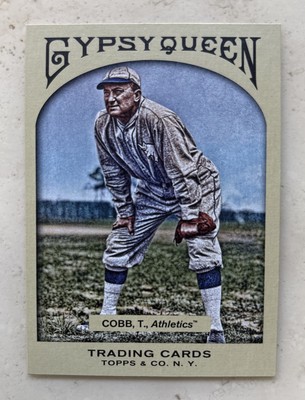 2011 Topps Gypsy Queen #296 - Ty Cobb Philadelphia Athletics Detroit ...