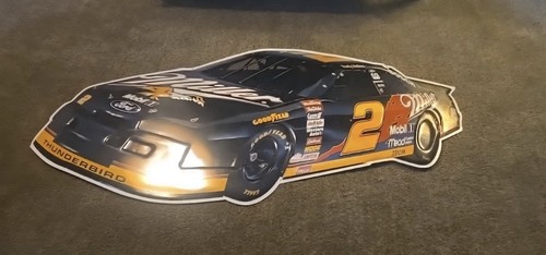 Vintage 90s Original #2 Rusty Wallace Miller Genuine Draft Metal Sign ...