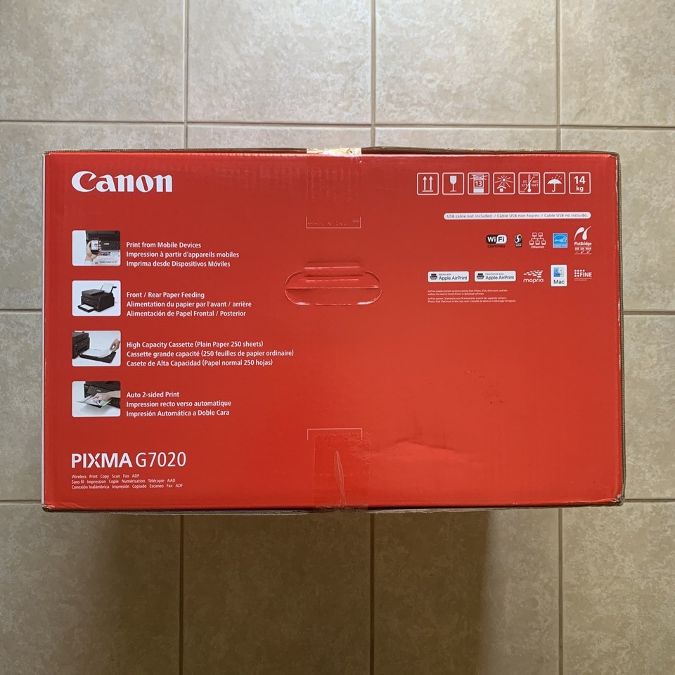 Canon PIXMA G7020 Color Inkjet All-In-One Printer - Black 13803323078| eBay