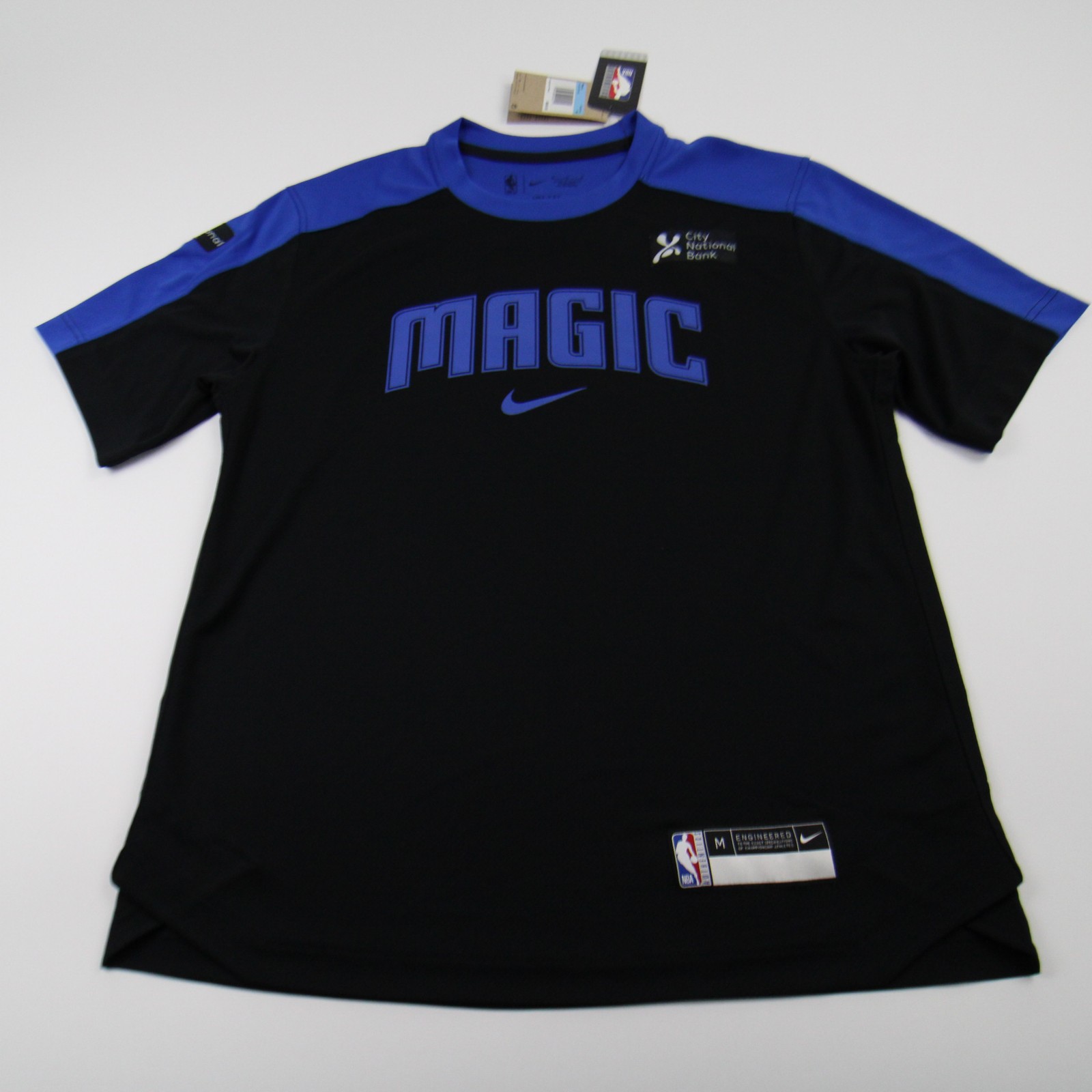 Orlando Magic Nike NBA Authentics Short Sleeve Shirt Men's Black/Blue ...