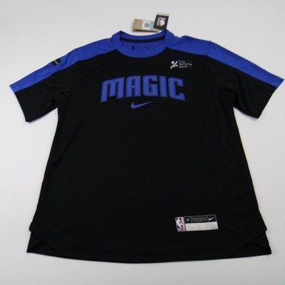 Orlando Magic Nike NBA Authentics Short Sleeve Shirt Men's Black/Blue ...