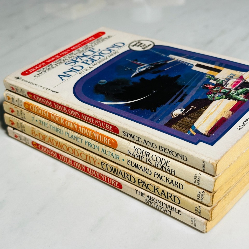 Choose Your Own Adventure Books Lot Of 5 # 4 - 6 - 7 - 8 - 13 Deadwood ...