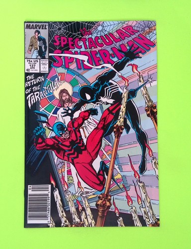 Spectacular Spider-Man #137 Vol. 1 1988 Marvel Comics 1st App Newsstand ...