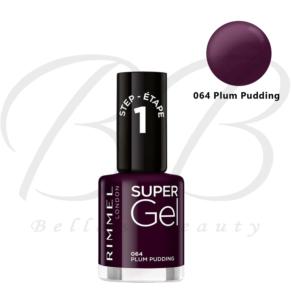 RIMMEL Super Gel High Shine Glossy Long Lasting Nail Polish 12ml ...