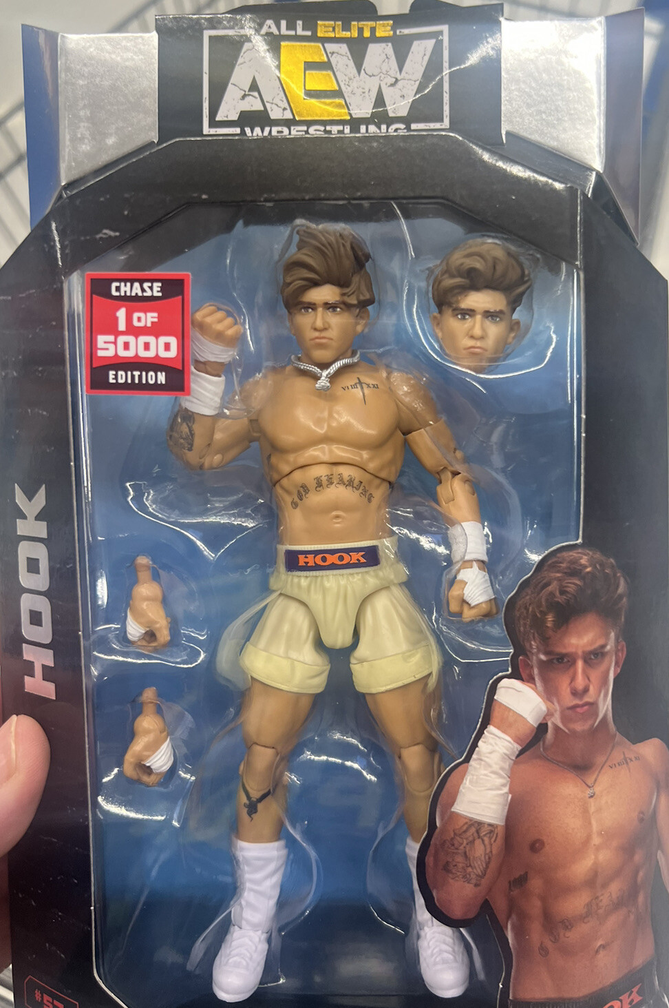 Hook Aew Chase Elite 1-5000 MOC Wwe wcw Ecw | eBay