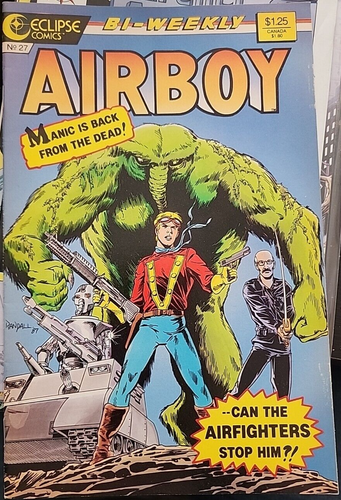 AIRBOY #27 ~ NEAR MINT ~ 1987 Eclipse Comics | eBay
