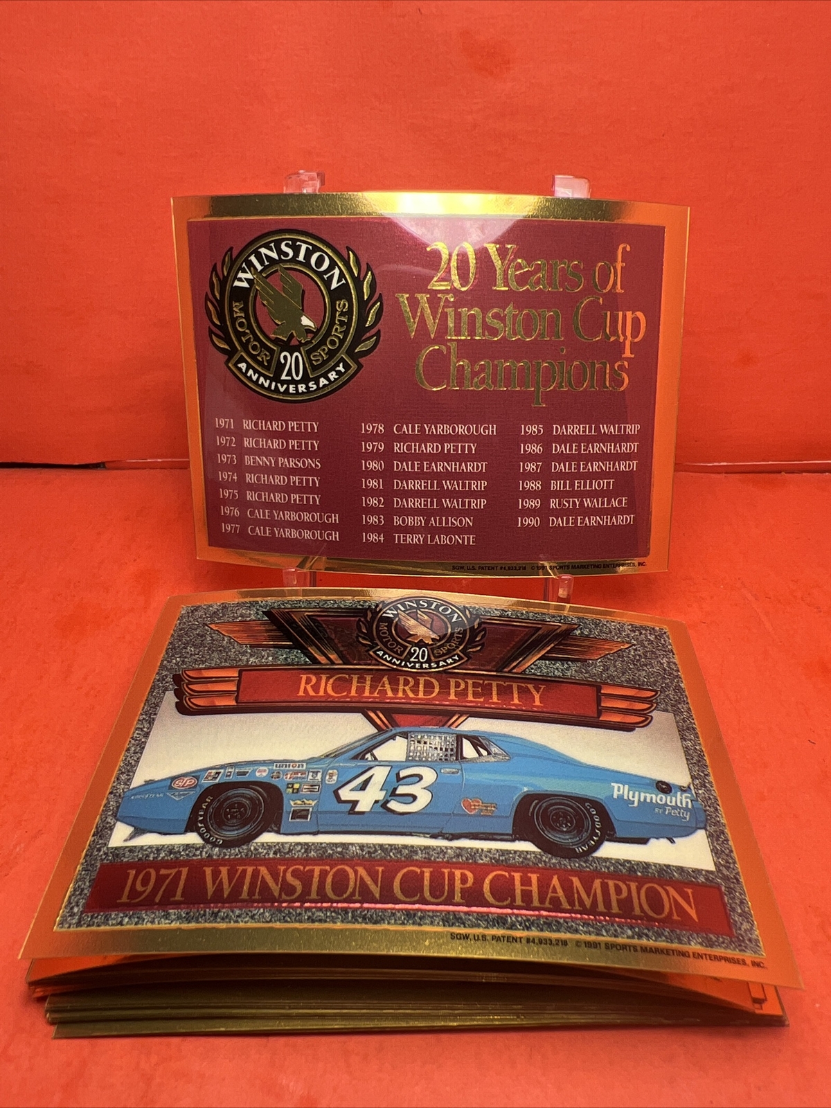 NASCAR 20 Years of Winston Cup Champions Complete Set Mint🦄 | eBay