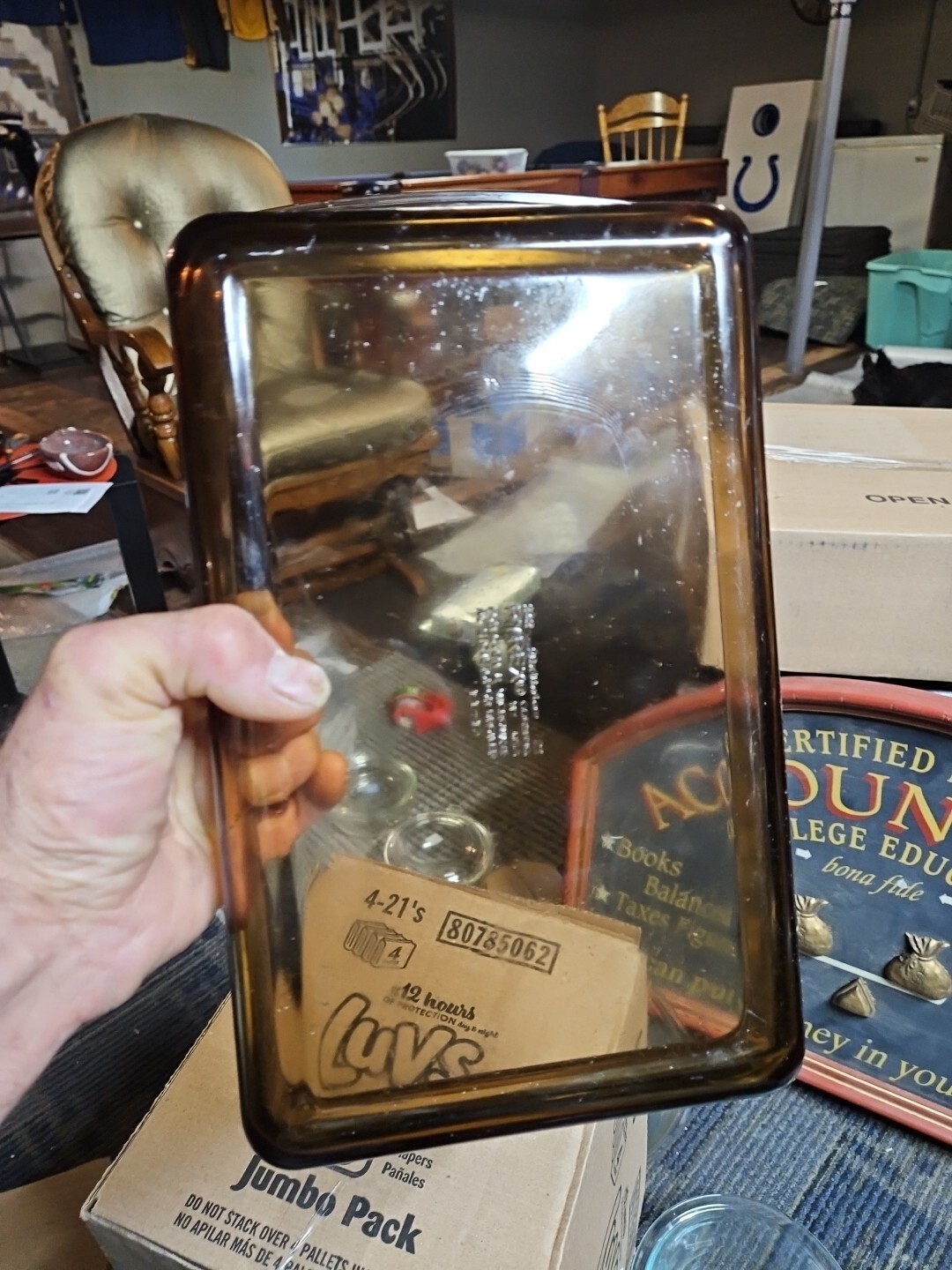 Vintage Vision Ware Corning Pyrex Brown Color 28x18x4 Cake Pan | eBay