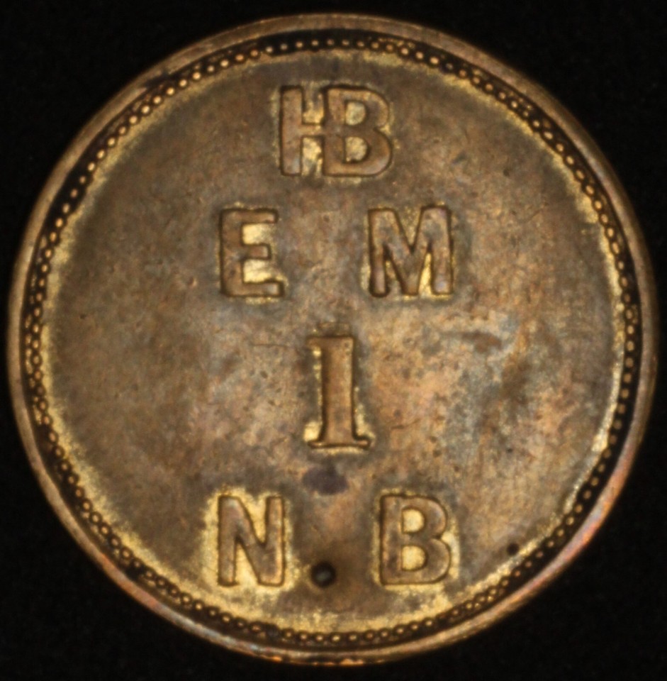 CANADA Hudson's Bay Co HBC c1857 Moose Factory 1 Made Beaver Breton 926 ...