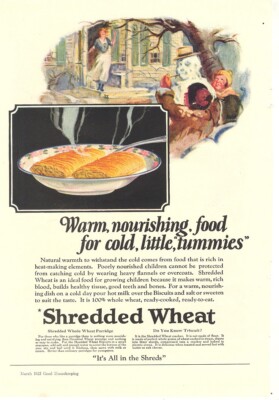 1925 Shredded Wheat Cereal Magazine Ad Free Shipping | eBay