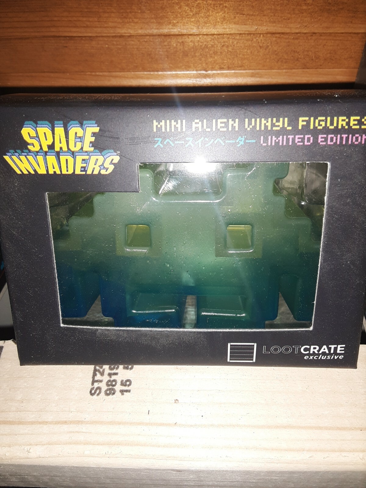 Loot Crate: Space Invaders Mini Alien Vinyl Figure GREEN/Clear NEW ...